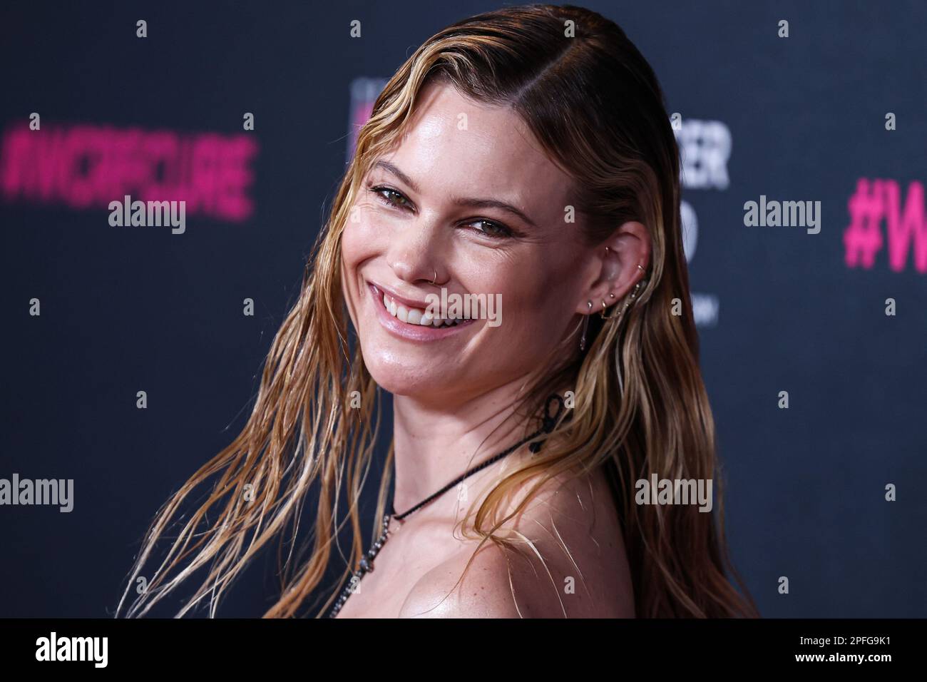 BEVERLY HILLS, LOS ANGELES, CALIFORNIA, USA - MARCH 16: Namibian model ...
