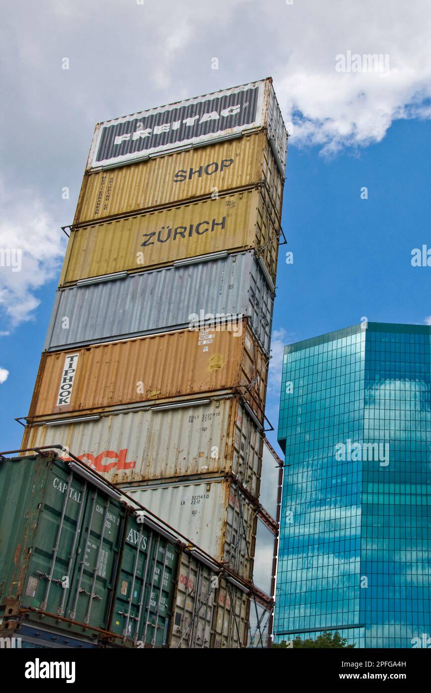 Freitag shop, Zurich, Switzerland Stock Photo - Alamy