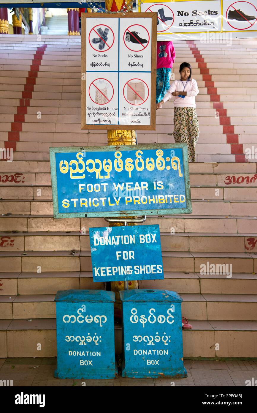 Myanmar, Popa mount, Paya Stock Photo - Alamy