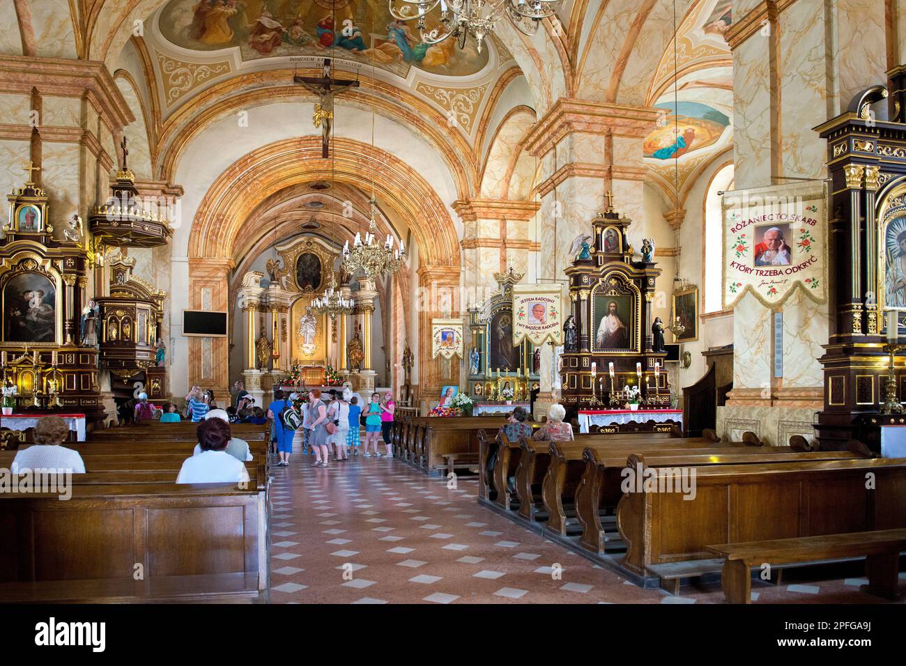 Poland.Wadowice. Basilica of the Presentation of the Blessed Virgin ...