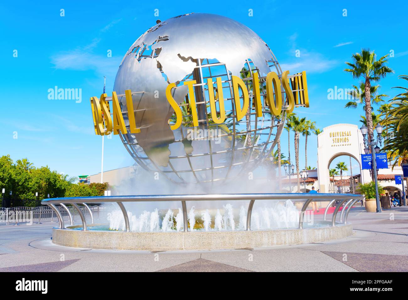 LOS ANGELES, CALIFORNIA - JANUARY 18, 2023: Universal Studios Hollywood ...