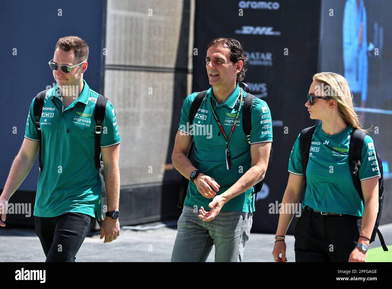 Jeddah, Saudi Arabia. 17th Mar, 2023. (L to R): Stoffel Vandoorne (BEL ...