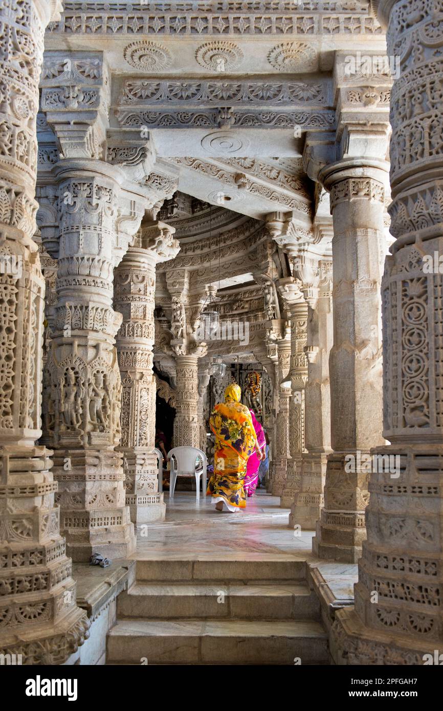 India, Rajasthan, Ranakpur, Jain temple Stock Photo - Alamy