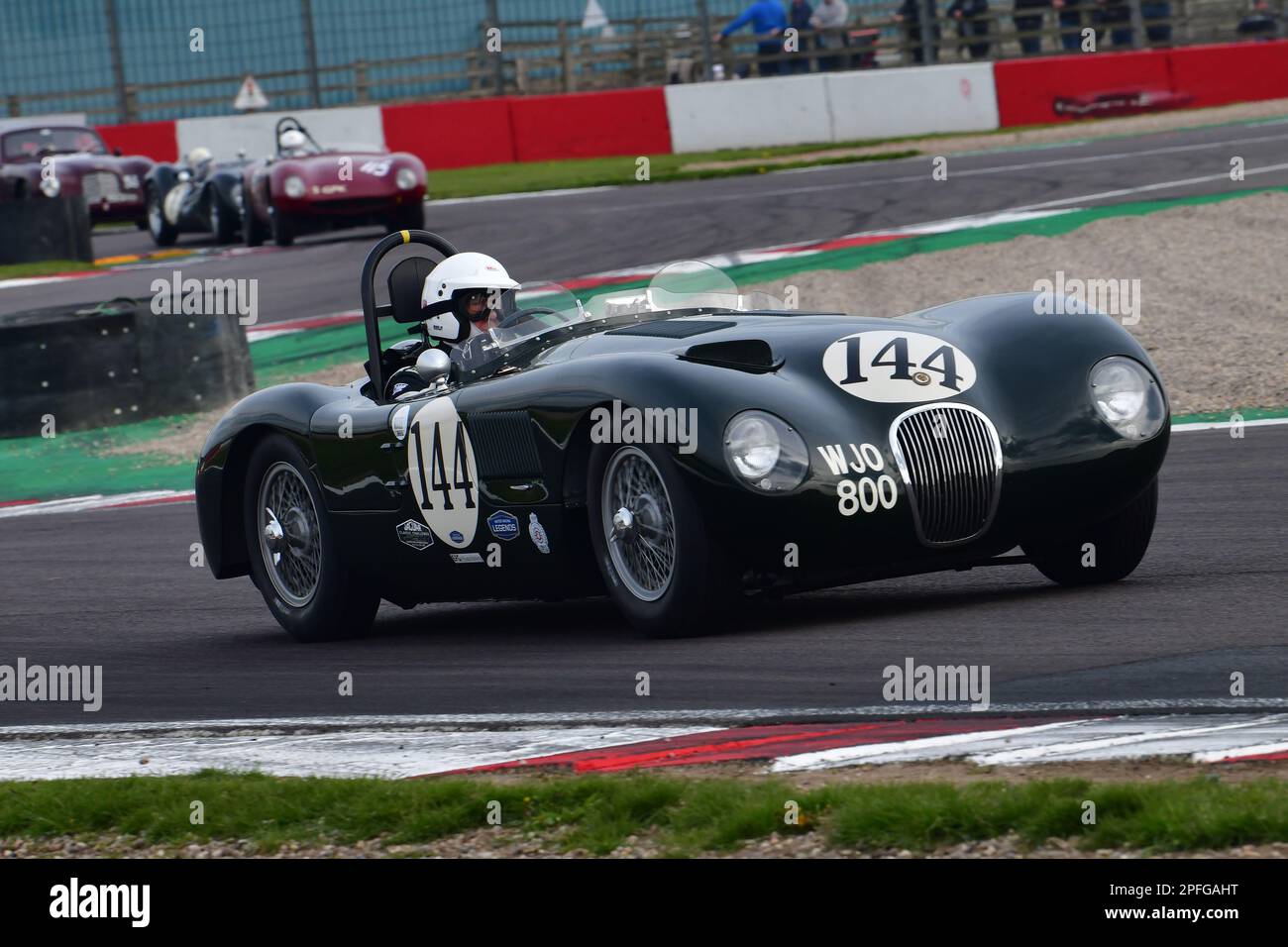 Paul Pochciol, Jaguar C-Type, RAC Woodcote Trophy & Stirling Moss ...