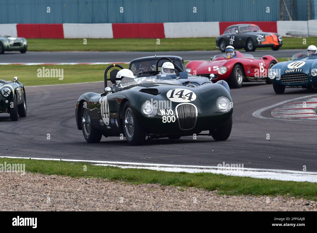 Paul Pochciol, Jaguar C-Type, RAC Woodcote Trophy & Stirling Moss ...