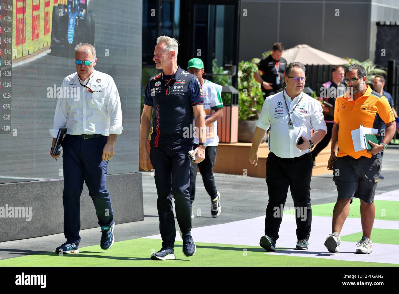 Jeddah, Saudi Arabia. 17th Mar, 2023. (L to R): Dave Redding (GBR ...