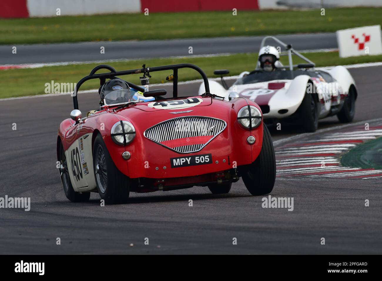 Paul Mortimer, Jonathan Mortimer, Austin Healey 100/4, RAC Woodcote ...