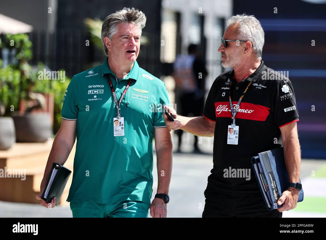 Jeddah, Saudi Arabia. 17th Mar, 2023. (L to R): Andy Stevenson (GBR ...