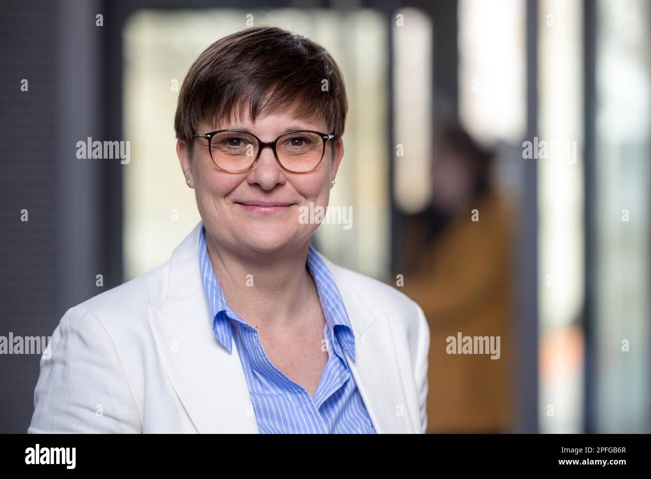 Erfurt, Germany. 17th Mar, 2023. Ulrike Richter, board member of the ...