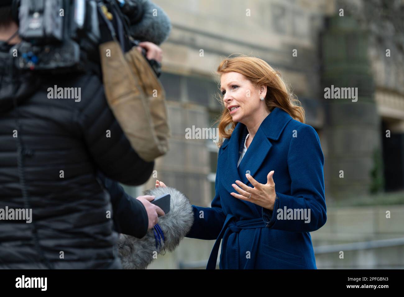 Edinburgh, Scotland, UK. 17 March 2023.PICTURED: Ash Regan MSP seen ...