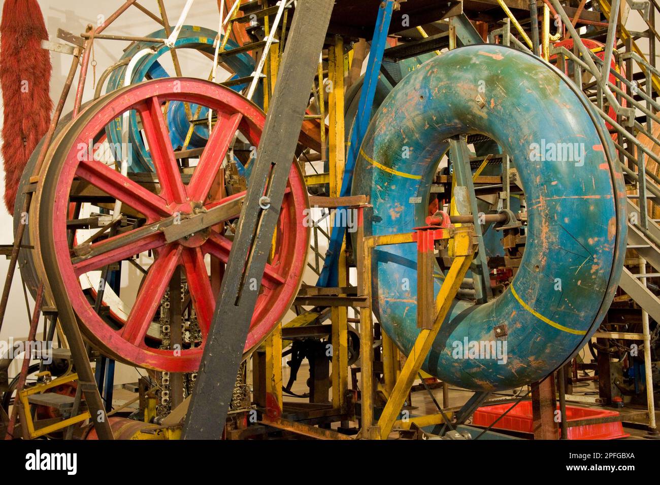 Jean Tinguely, sculpture, museum, Basel, Switzerland Stock Photo - Alamy