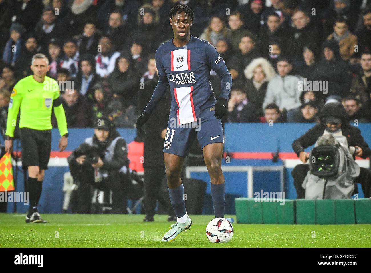 El Chadaille BITSHIABU of PSG during the French championship Ligue 1 ...