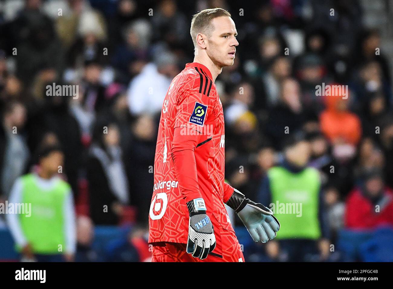Matz SELS of Strasbourg during the French championship Ligue 1 football ...