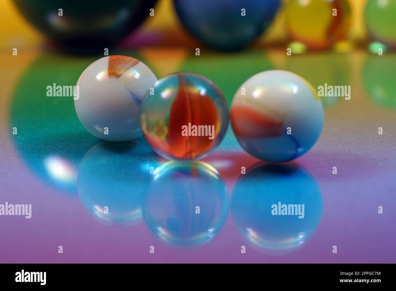 Glass made of crystal-like materials photographed in the studio with ...