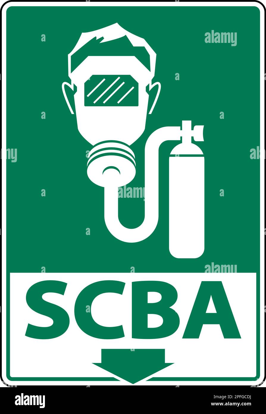 Self-Contained Breathing Apparatus Sign Stock Vector Image & Art - Alamy