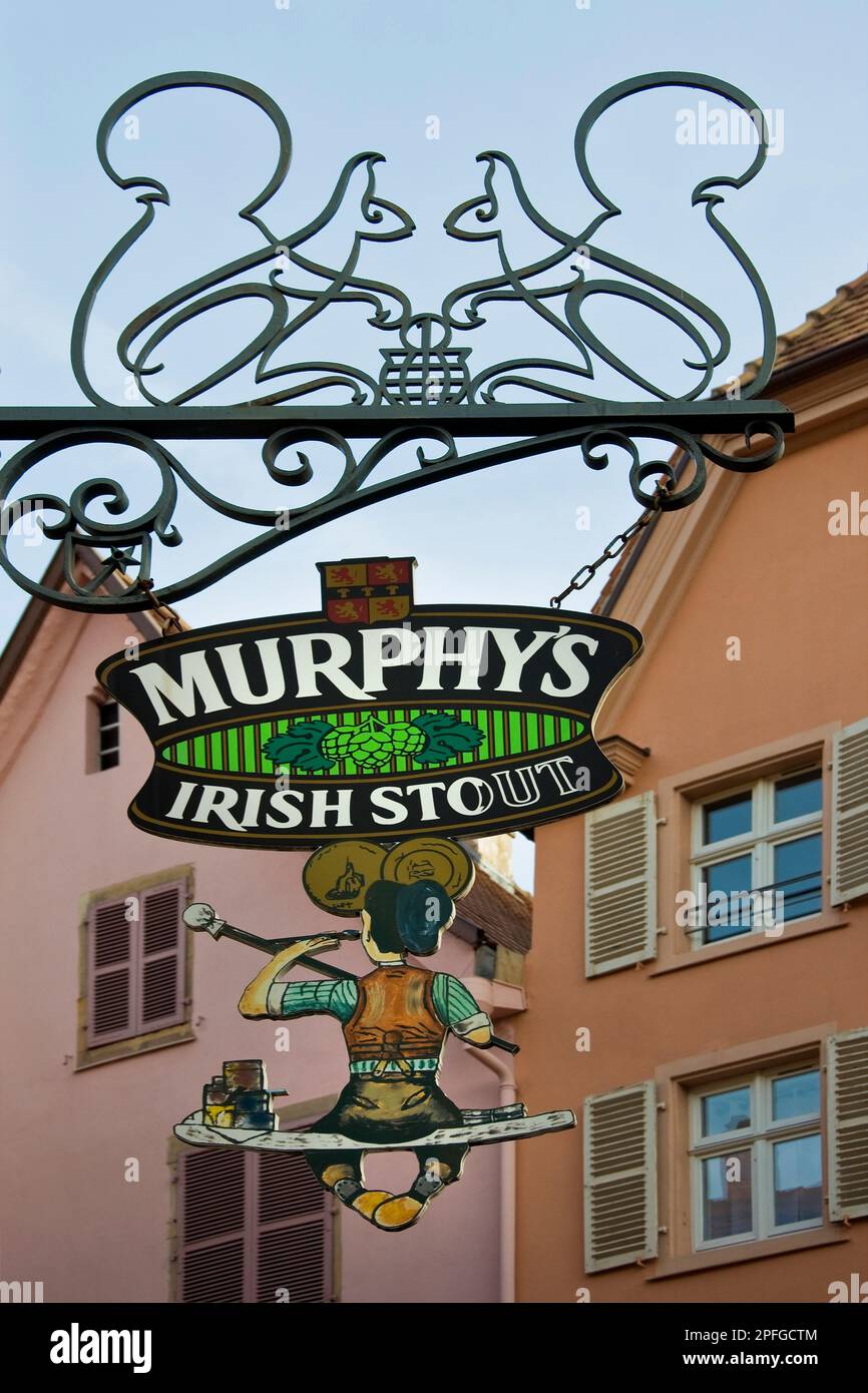 France, Alsace, Colmar, Old town; Sign Stock Photo - Alamy