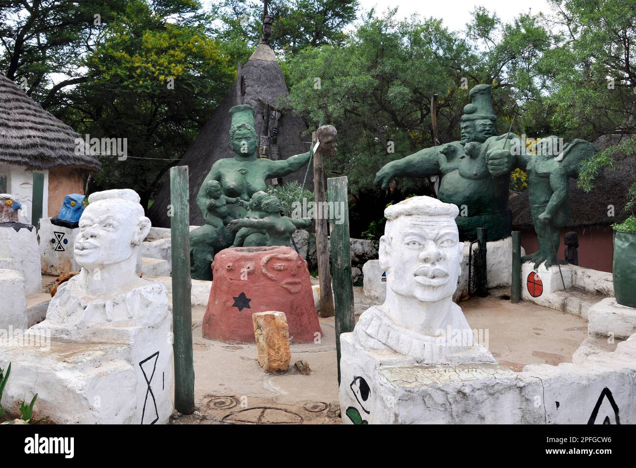 Credo Mutwa Cultural Village, Soweto, Johannesburg, South Africa Stock ...