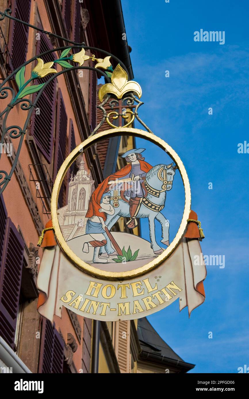 France, Alsace, Colmar, Old town, Sign Stock Photo - Alamy