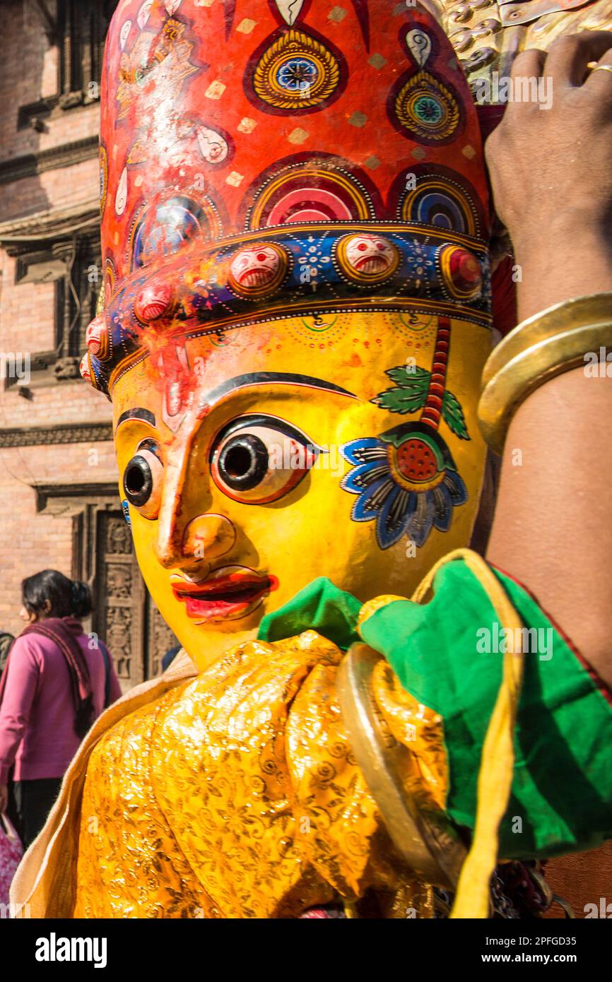 Nepal; Bhaktapur, Folklore Stock Photo - Alamy