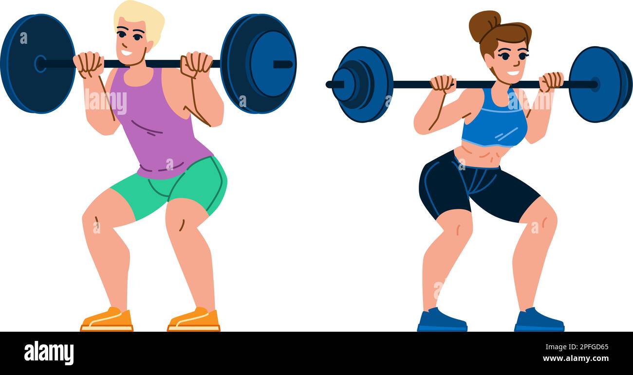 lift weights vector Stock Vector Image & Art - Alamy