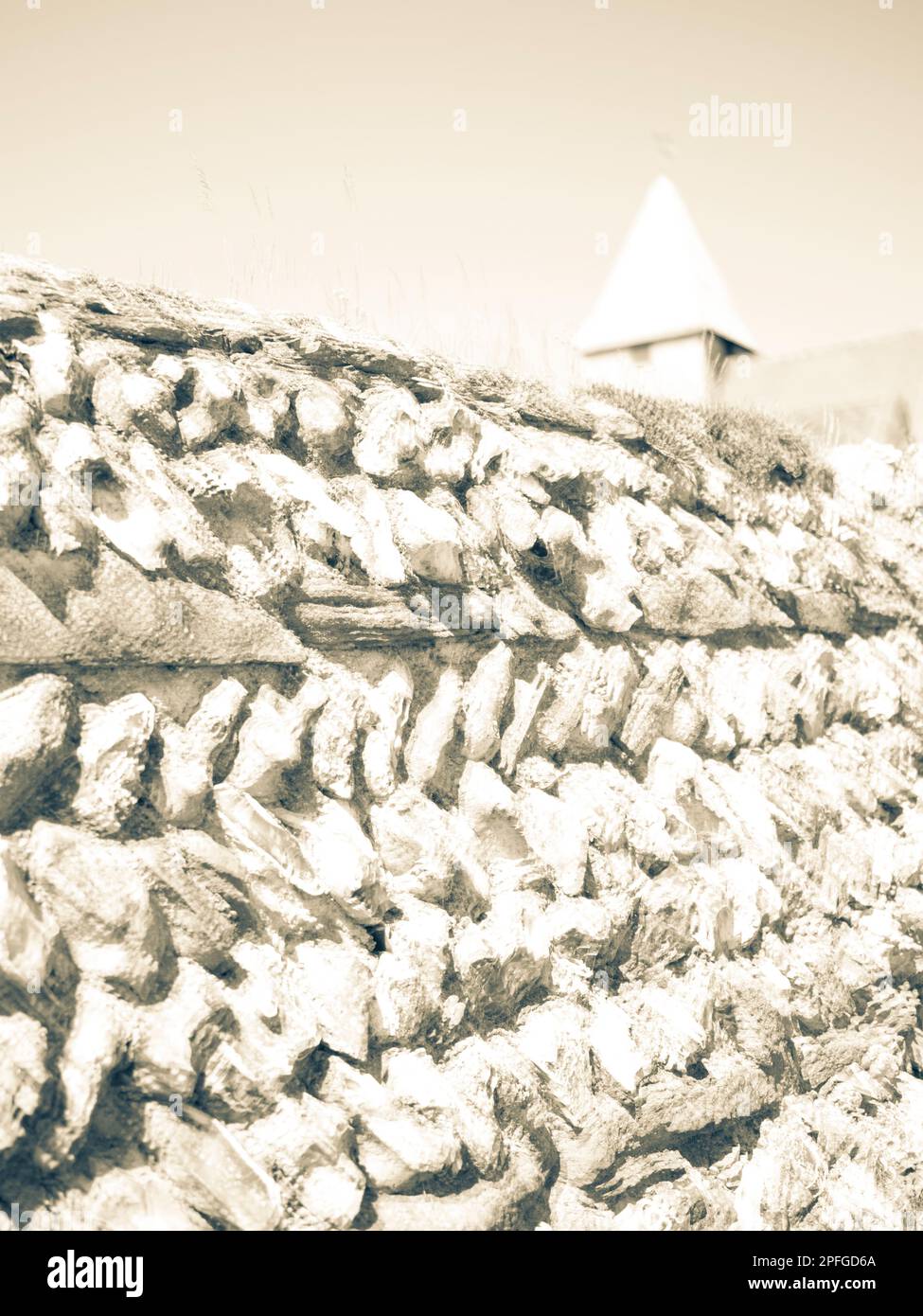 Silchester Roman City Walls, Ruins, Hampshire, England, UK, GB Stock ...