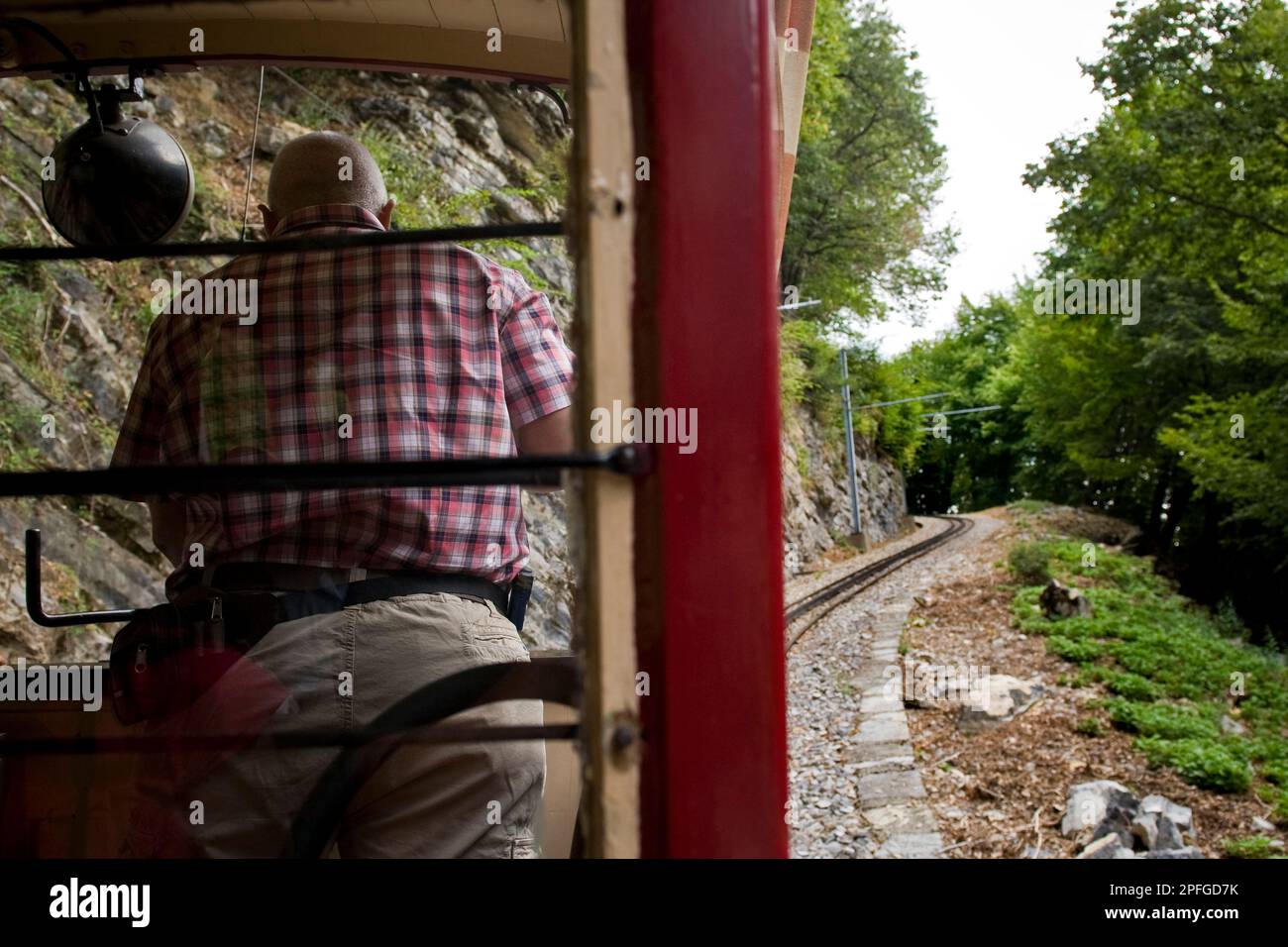 Switzerland, Canton Ticino, Monte Generoso Railway, steam train Stock ...