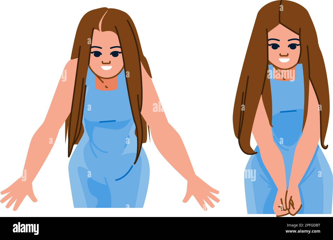 hair extension vector Stock Vector Image & Art - Alamy