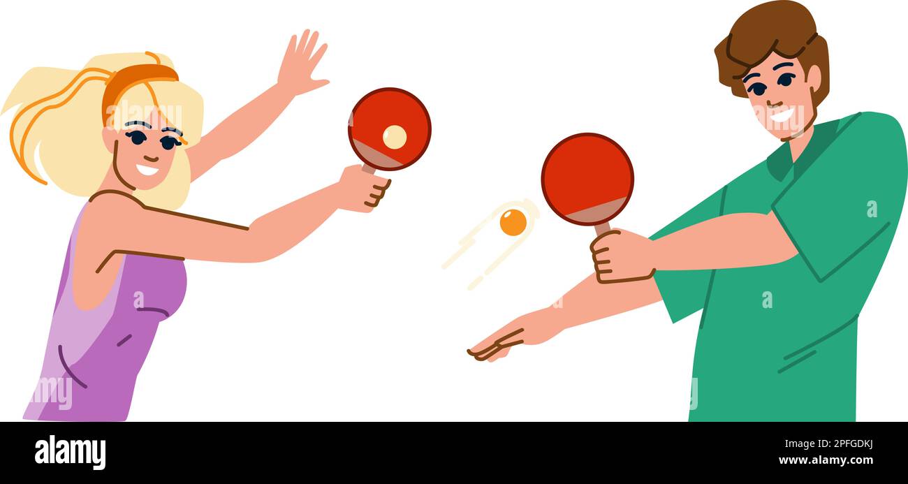 Professional blue table tennis Cut Out Stock Images & Pictures - Alamy