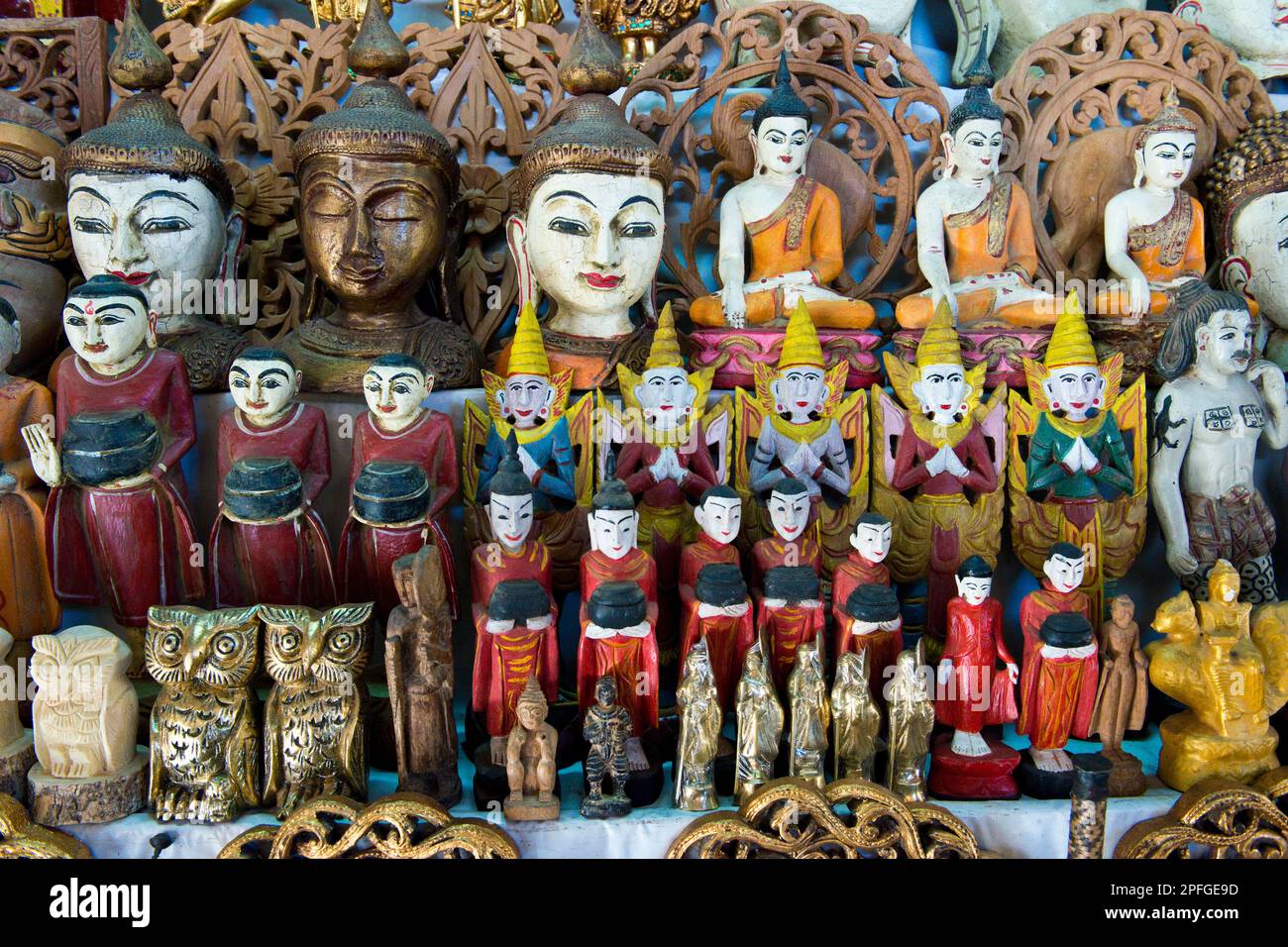 Myanmar, Bagan, Souvenirs Stock Photo - Alamy