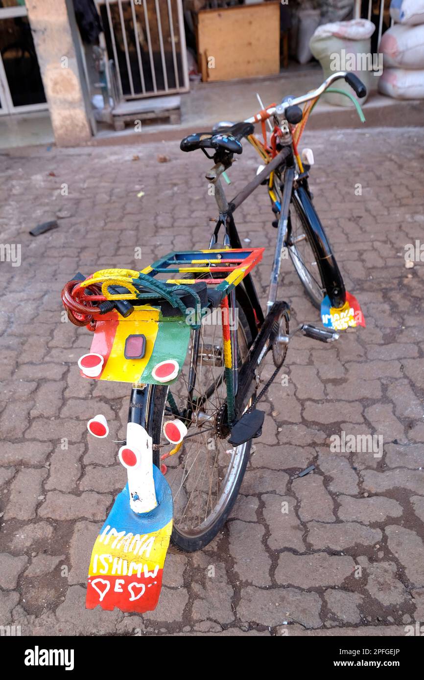 Rwanda, Butare, bicycle Stock Photo - Alamy