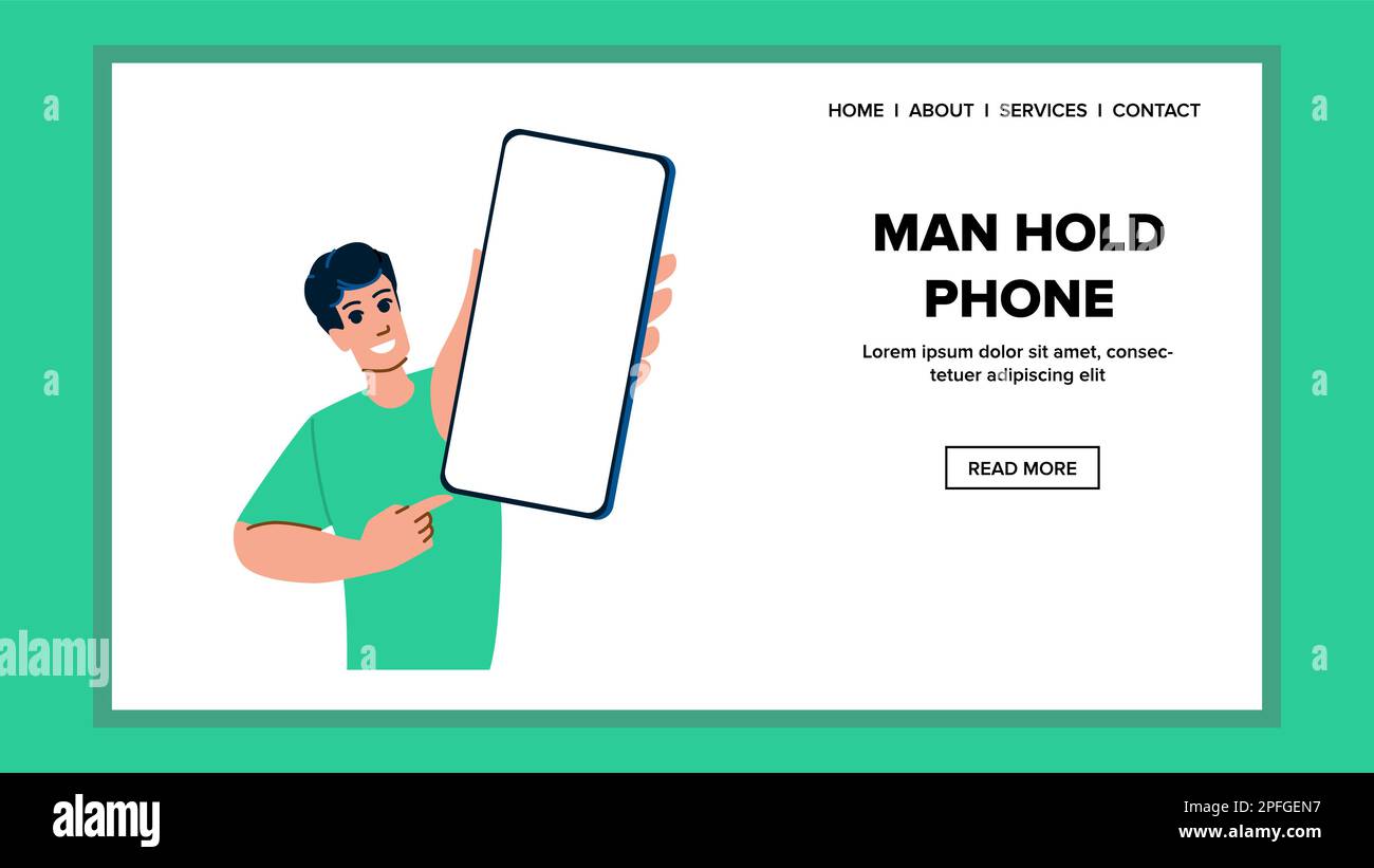 Phone ad black and white Stock Vector Images - Alamy