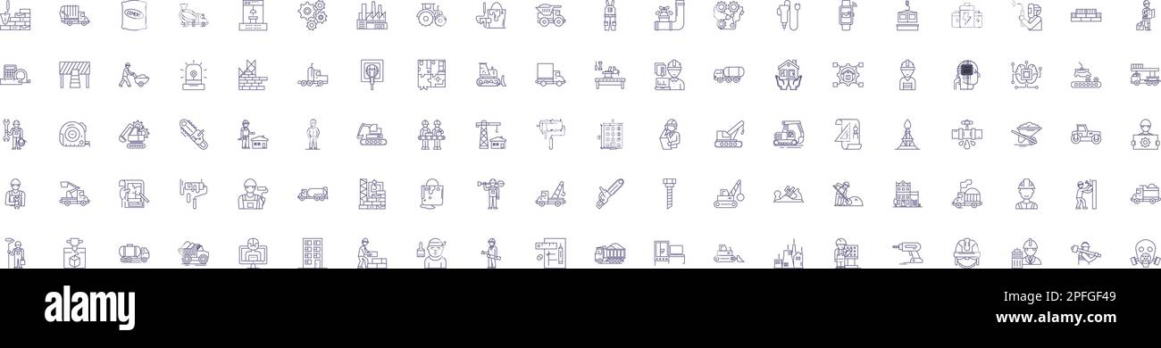 Smart industry line icons signs set. Design collection of Industry 40 ... Smart industry line icons signs set. Design collection of Industry 40 ...