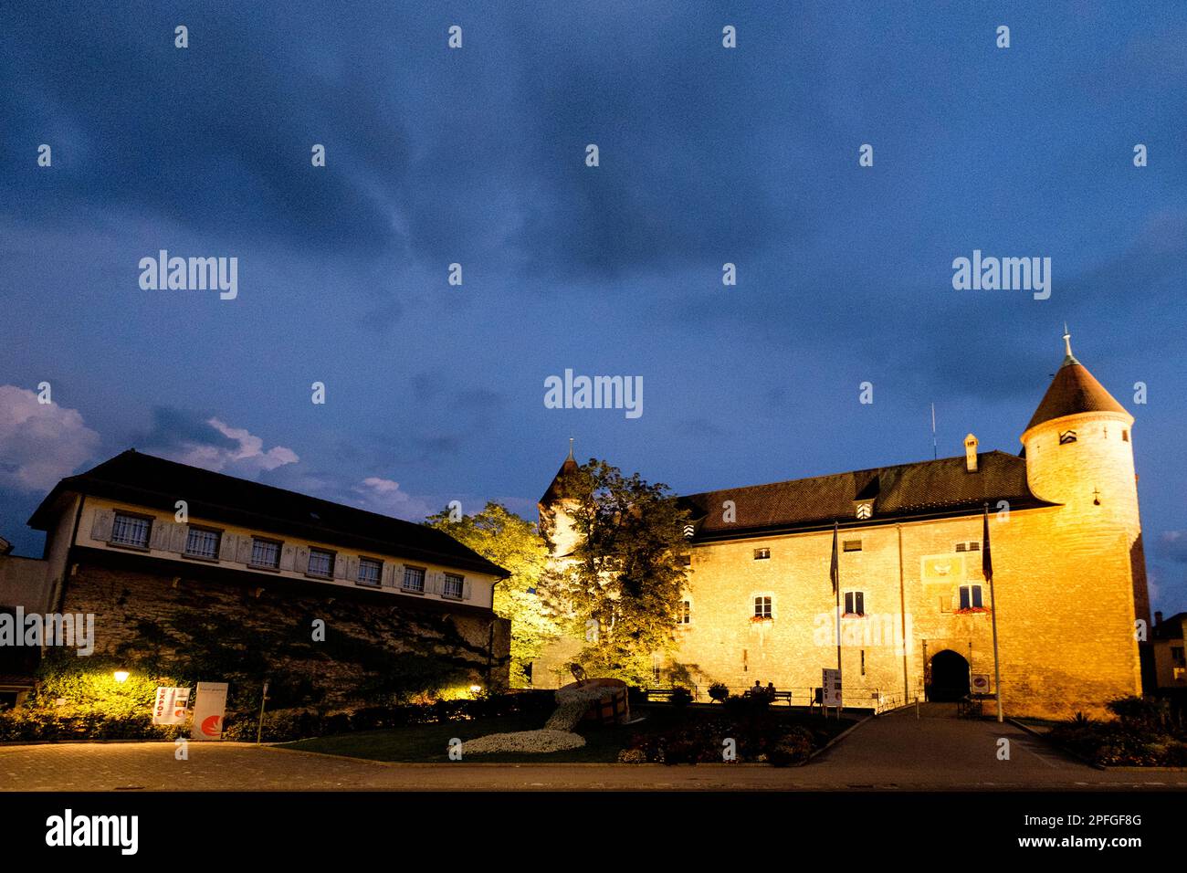 Switzerland, Canton Fribourg, Bulle Stock Photo - Alamy