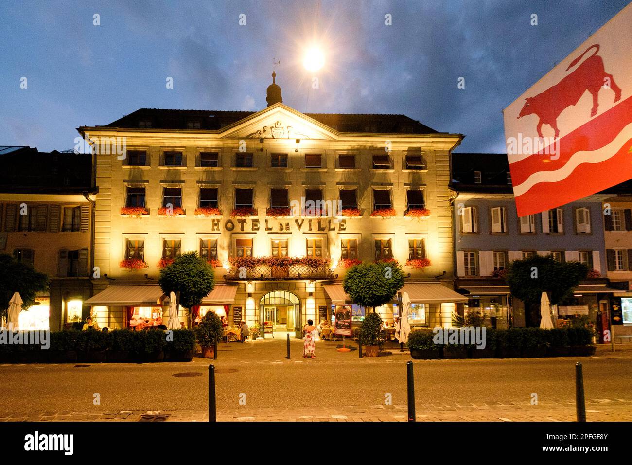 Switzerland, Canton Fribourg, Bulle Stock Photo - Alamy