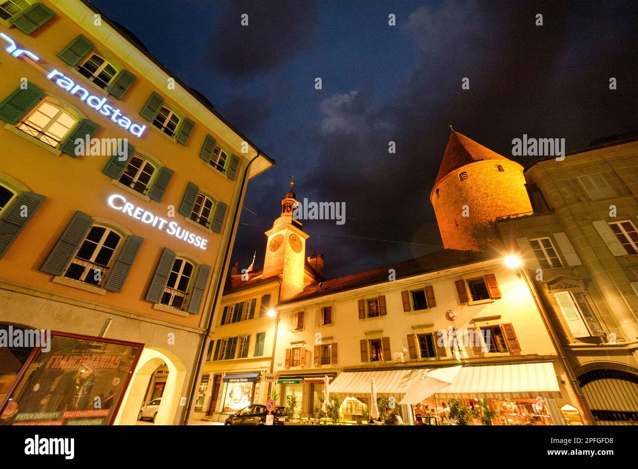 Switzerland, Canton Fribourg, Bulle Stock Photo - Alamy
