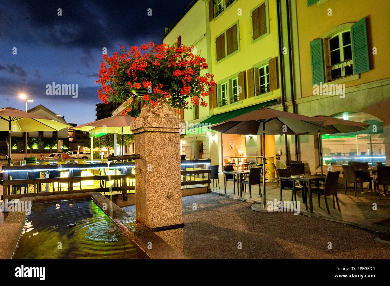 Switzerland, Canton Fribourg, Bulle Stock Photo - Alamy