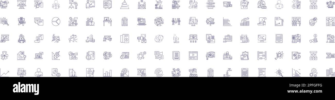 Risk management line icons signs set. Design collection of Risk ... Risk management line icons signs set. Design collection of Risk ...