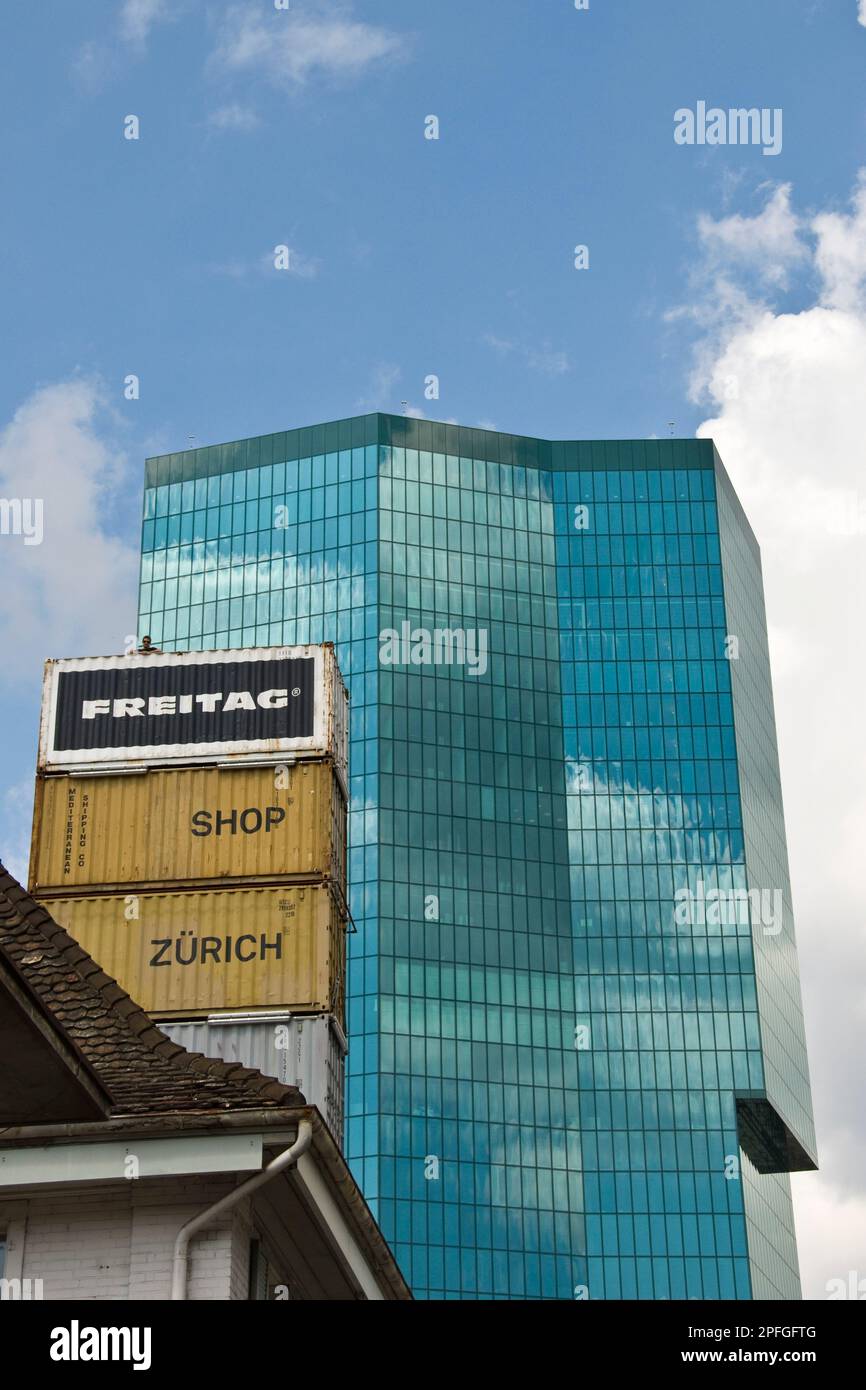 Freitag shop, Zurich, Switzerland Stock Photo - Alamy
