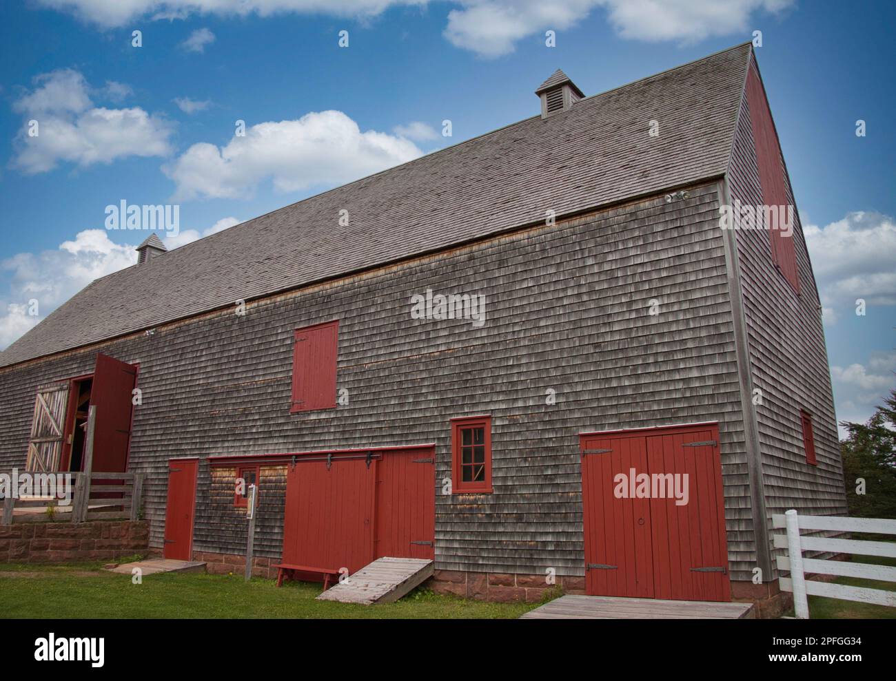 Red Barn PEI Stock Photo - Alamy