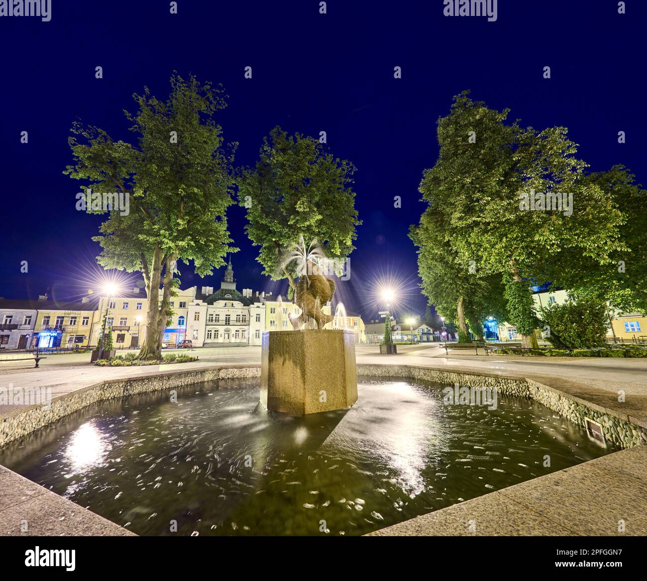 Fountain in main market hi-res stock photography and images - Alamy