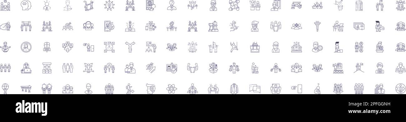 Project management line icons signs set. Design collection of Project ... Project management line icons signs set. Design collection of Project ...