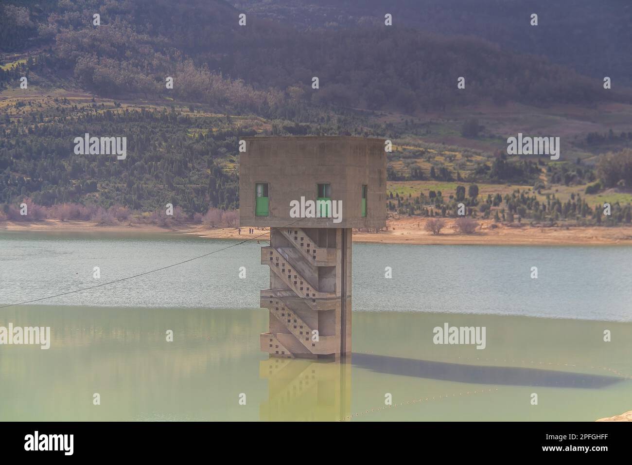 The El Masri Dam in Grombalia, Tunisia. North Africa Stock Photo - Alamy