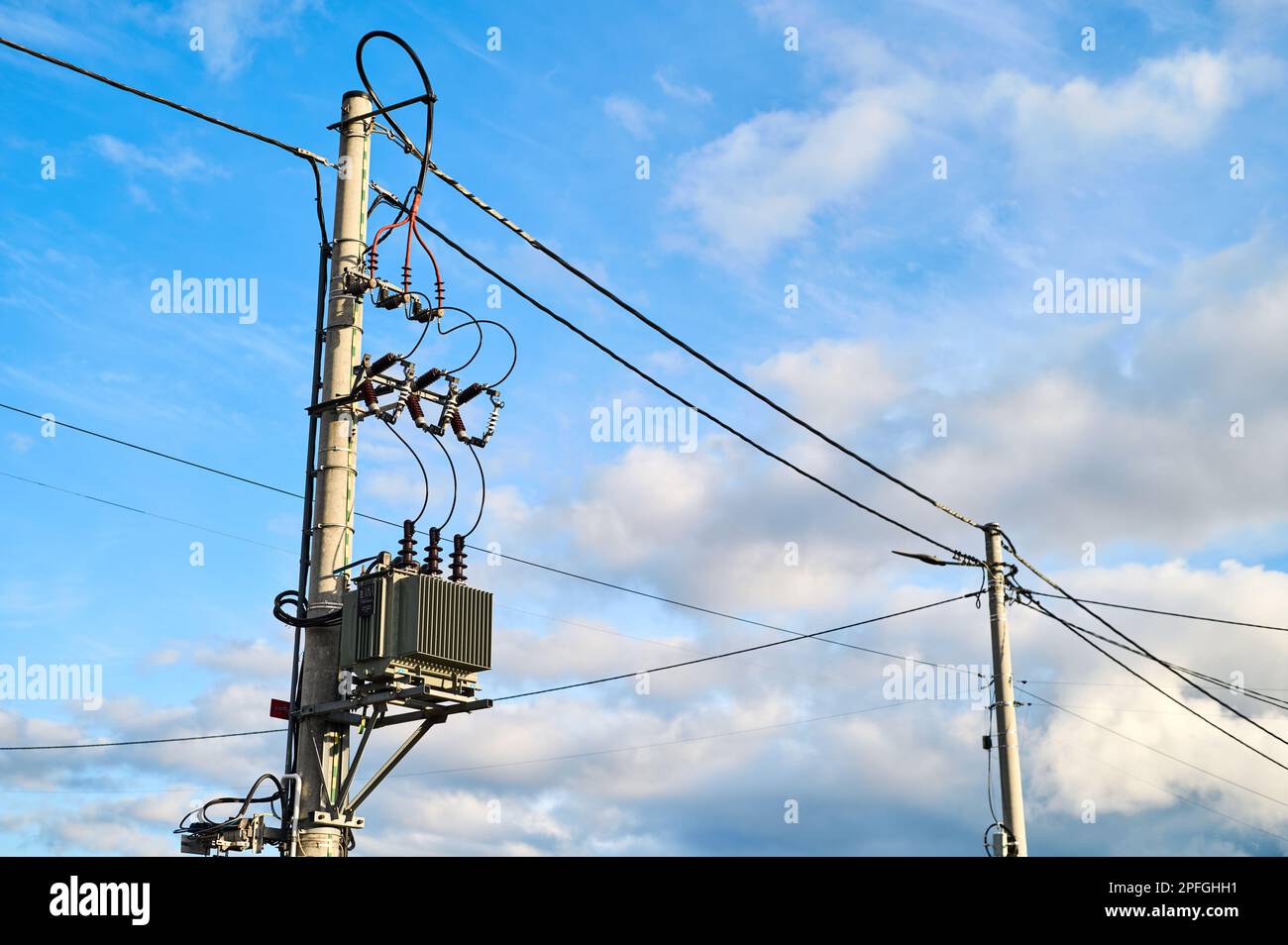 Power transformer installation hi-res stock photography and images - Alamy