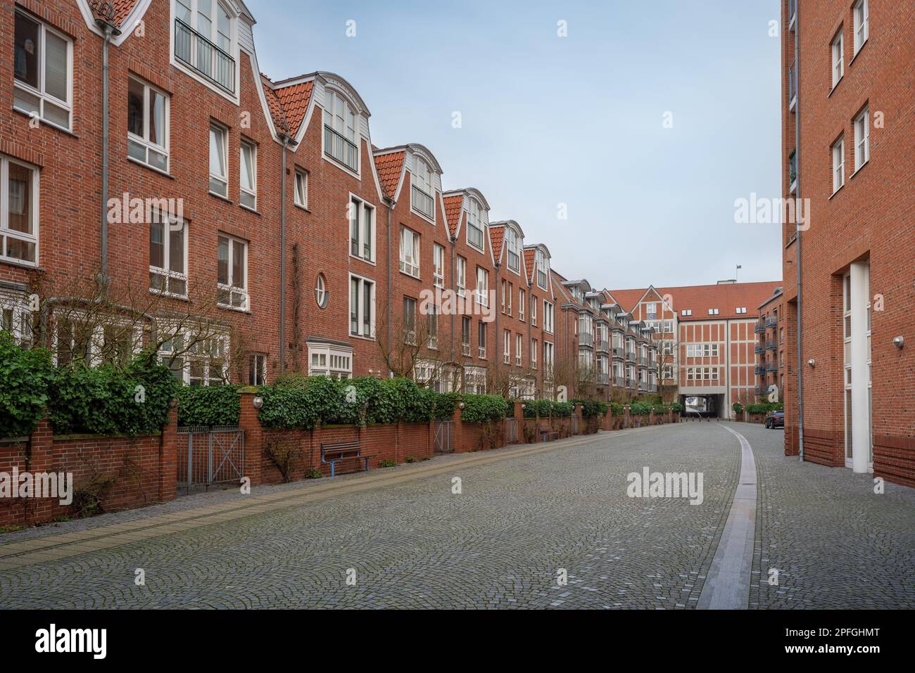 Brick Buildings at Teerhof - Bremen, Germany Stock Photo - Alamy