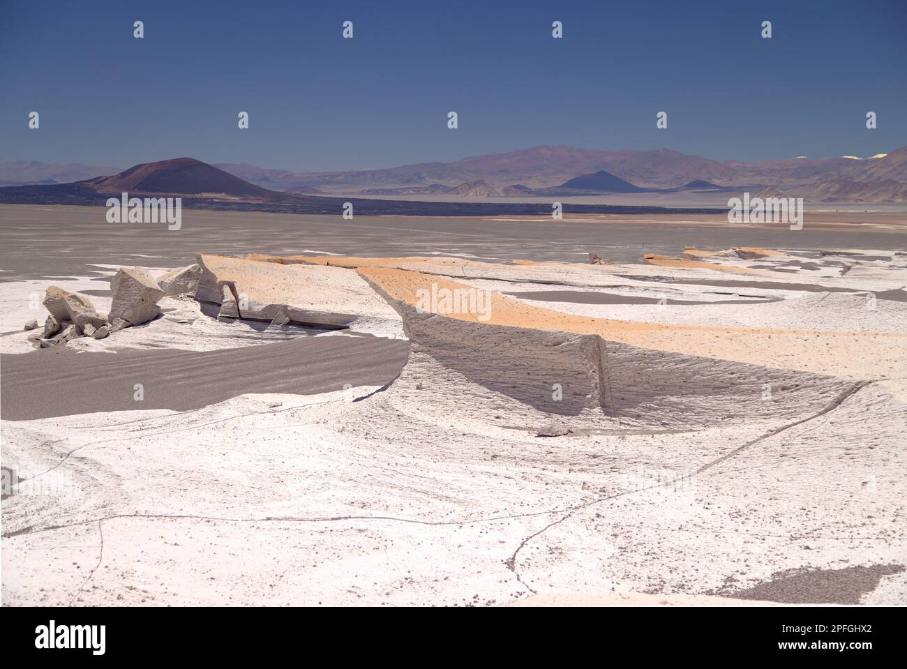 The Pumice Stone Field, in North West Argentina, is unique in the world ...