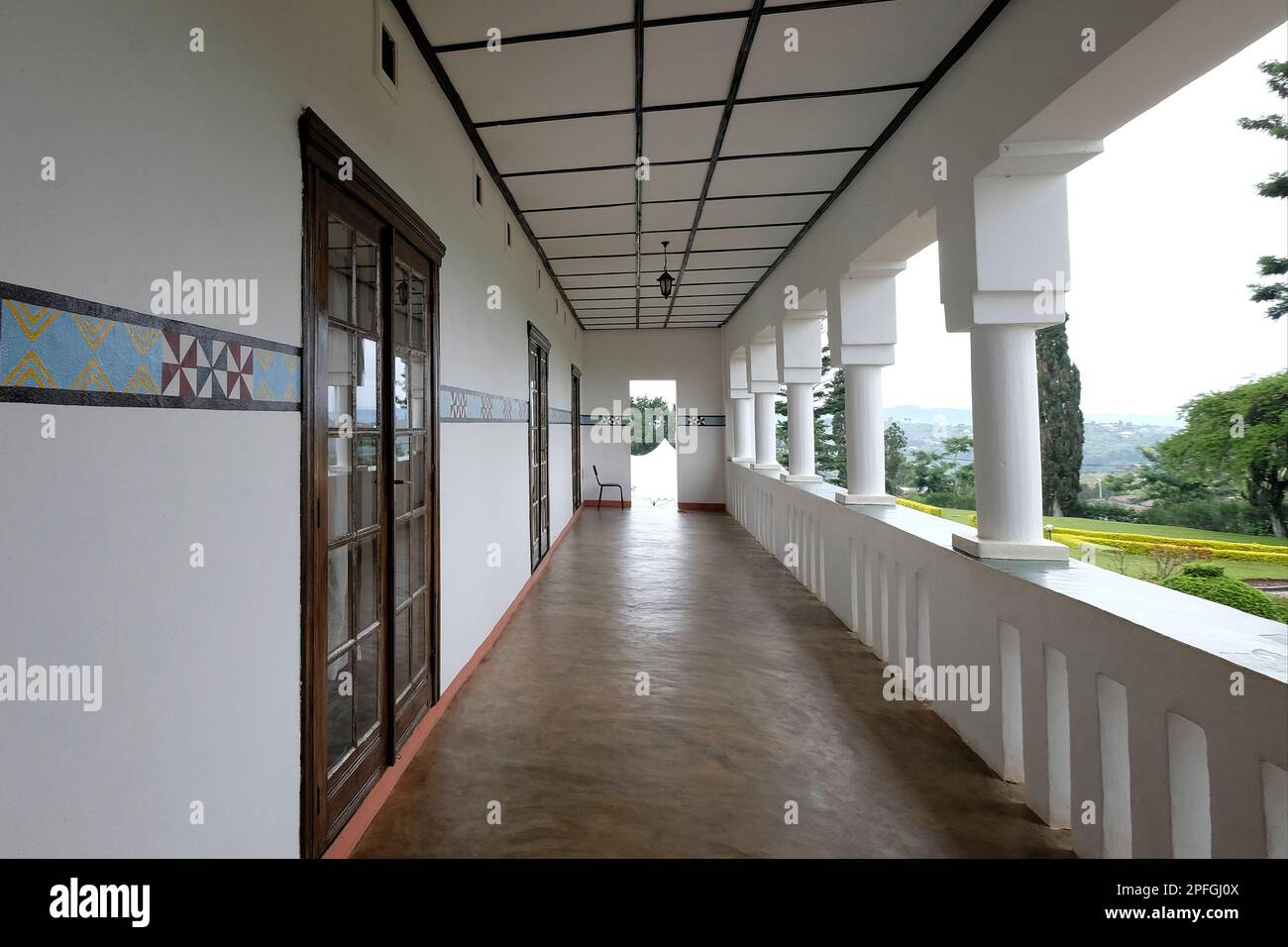 Rwanda, Nyanza, Palace of King Mutara III Rudahigwa (Rukari Stock Photo ...