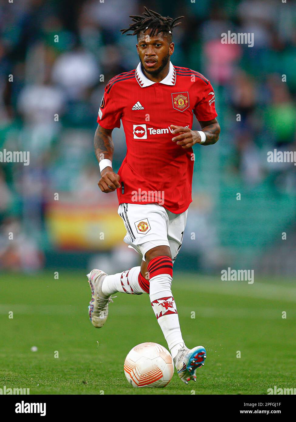 Fred of Manchester United during the UEFA Europa League match, Round of ...