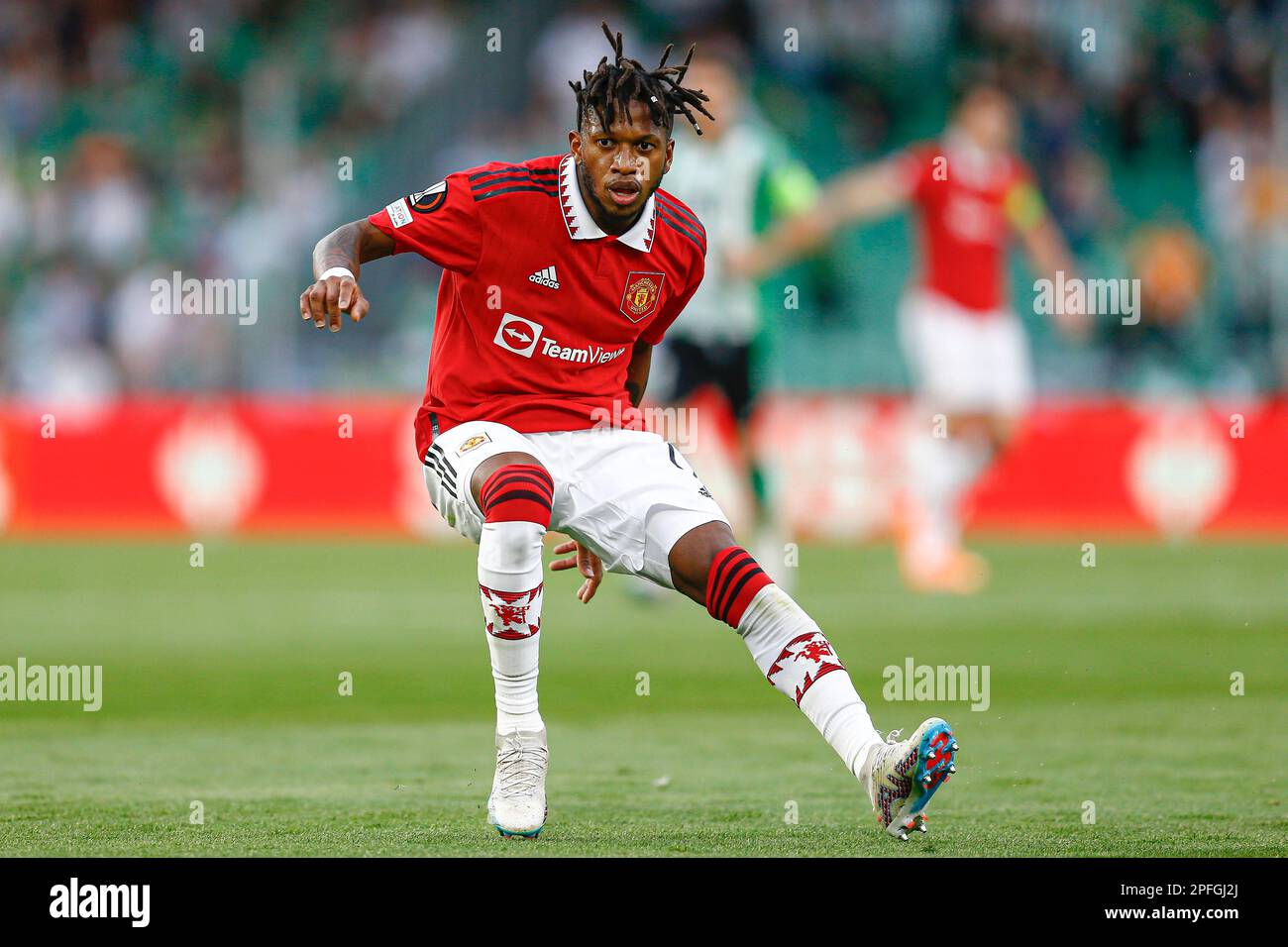Fred of Manchester United during the UEFA Europa League match, Round of ...