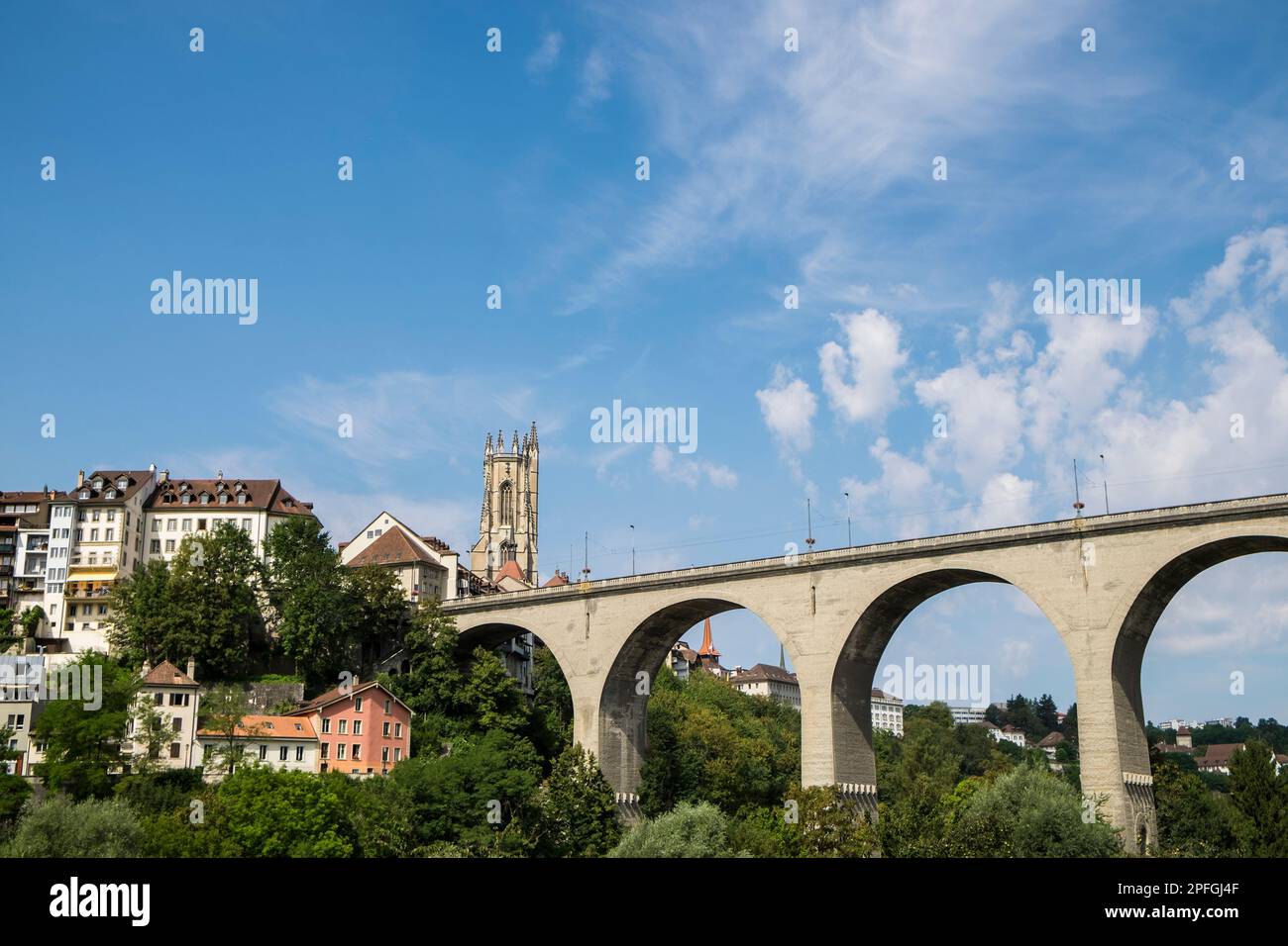 Switzerland, Canton Fribourg, Fribourg, landscape Stock Photo - Alamy