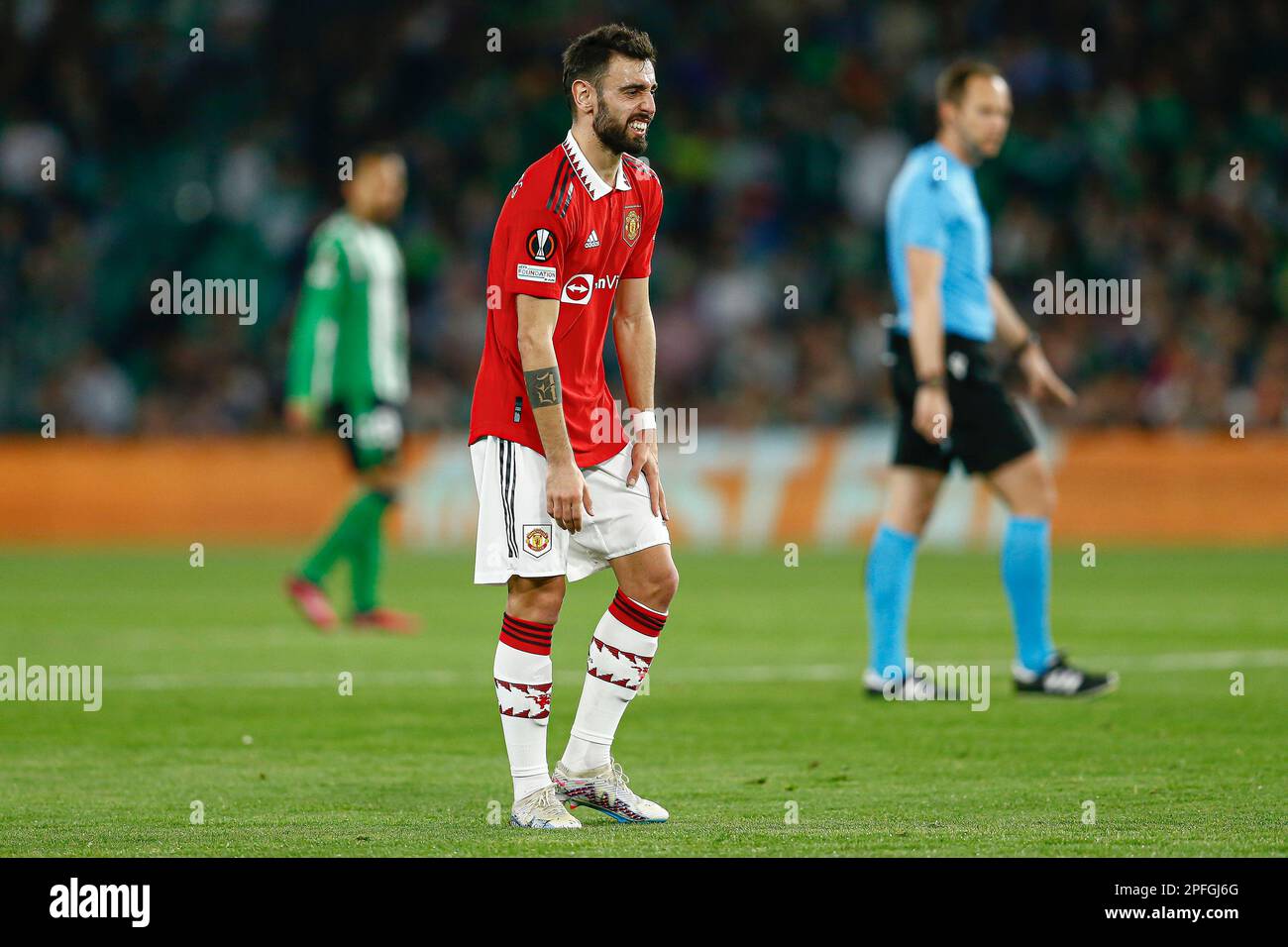 Bruno Fernandes of Manchester United during the UEFA Europa League ...